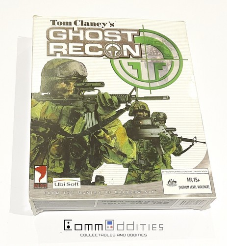 Tom Clancy's Ghost Recon PC Game 2001 Windows 7 8 10 11 Clancys - MINT ...