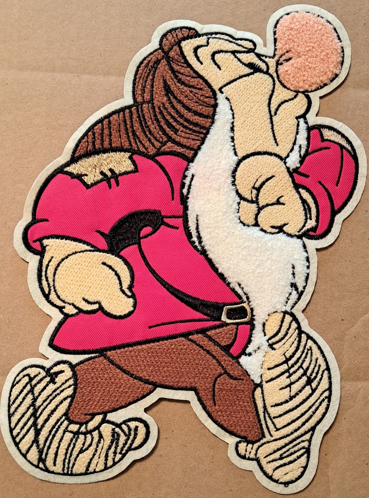 Disney Snow White and the Seven Dwarfs Grumpy 12" embroidered sew on ...