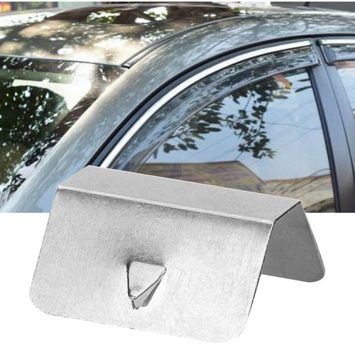 Universal Car Wind Rain Deflector Channel Stainless Steel Fixing ...