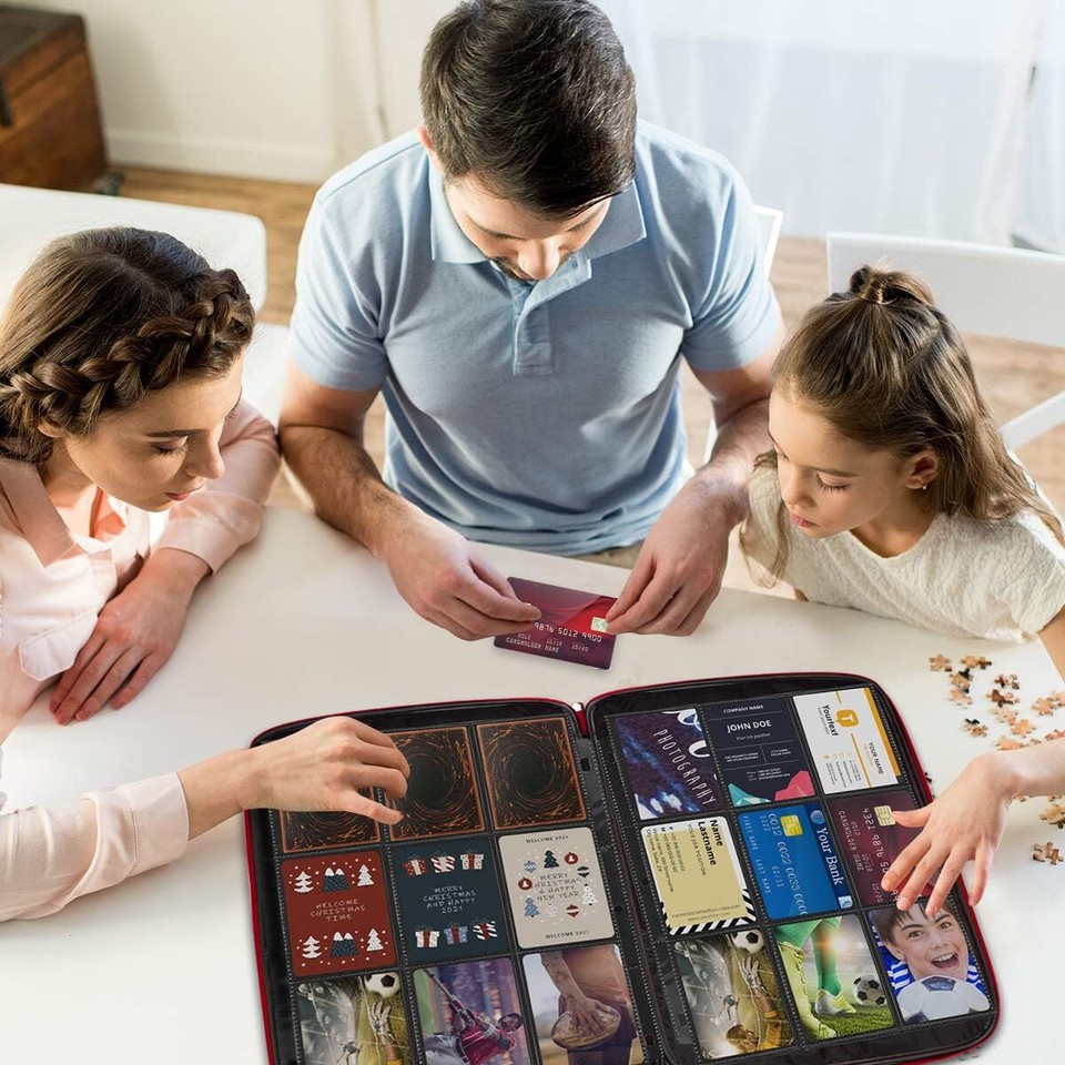 5-Pack of Trading Card Sleeve Pages/Sheets for 3 Ring Binder - Clear or ...