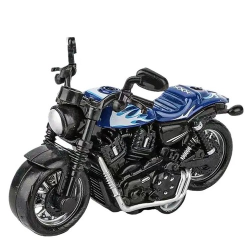 Simulation 1/18 Scale Cafe Racer Motorcycle Diecasts Metal Alloy Model ...