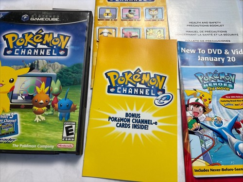 Pokemon Channel Nintendo Gamecube, Authentic, Tested, Working W/ Manual ...