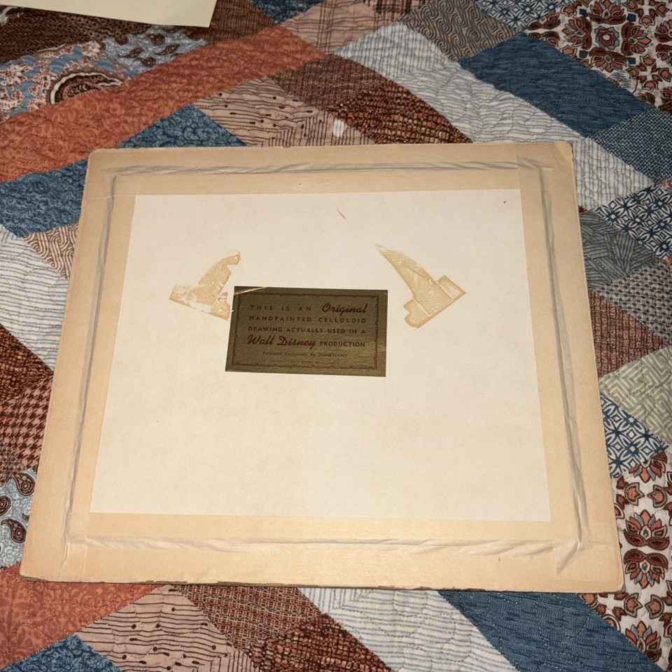 Original WALT DISNEY Celluloid drawings and other reproductions and ...