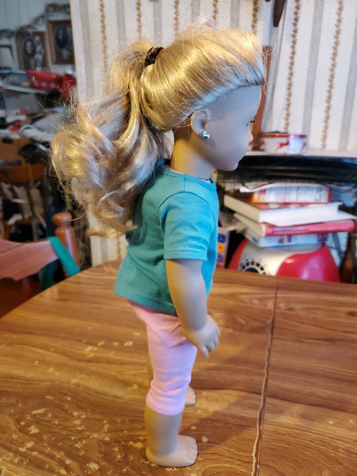 American Girl TENNEY GRANT Doll Long Blonde Hair Freckles | eBay