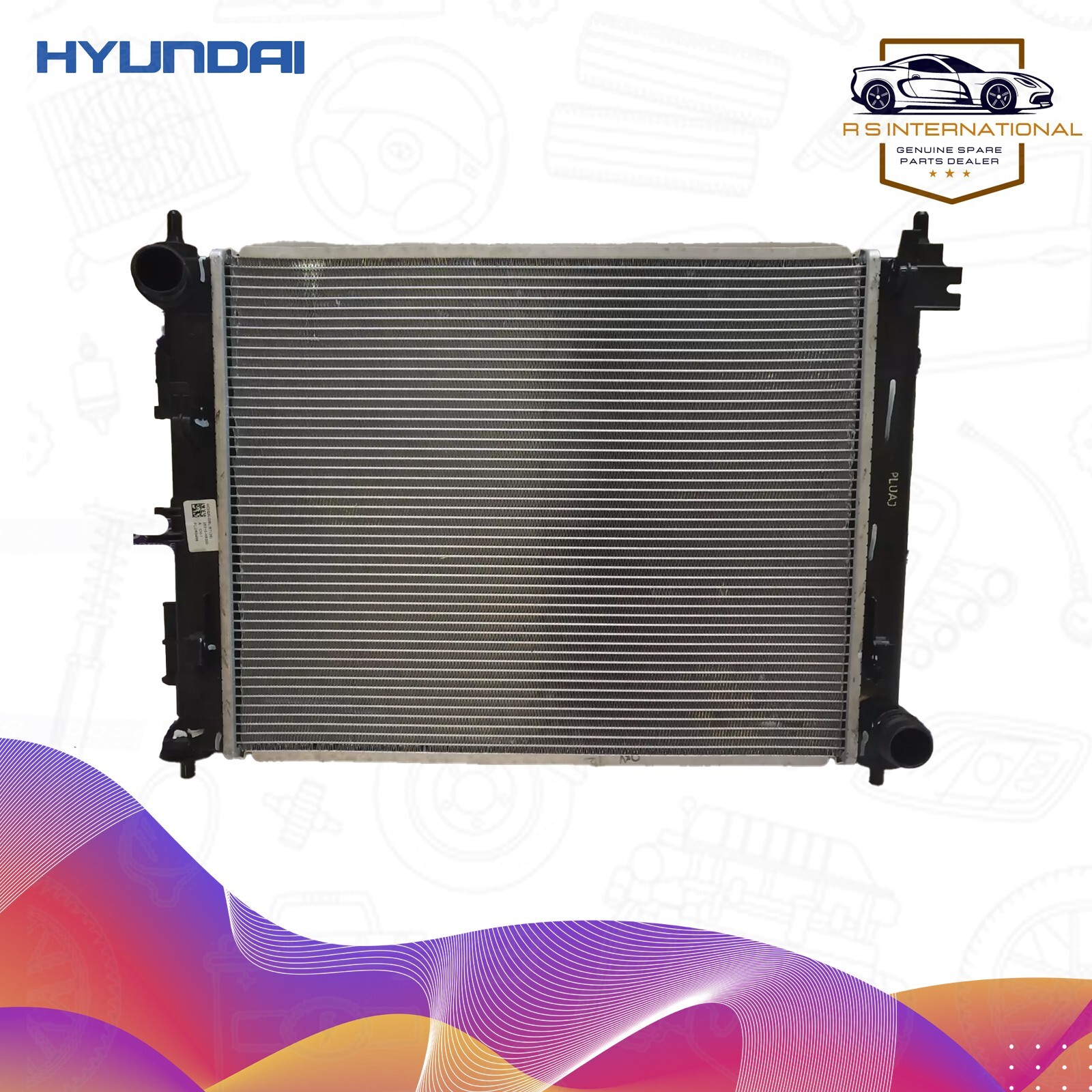 Hyundai genuine Aluminum radiator assembly for i20 2020-2023 25310H6300 ...