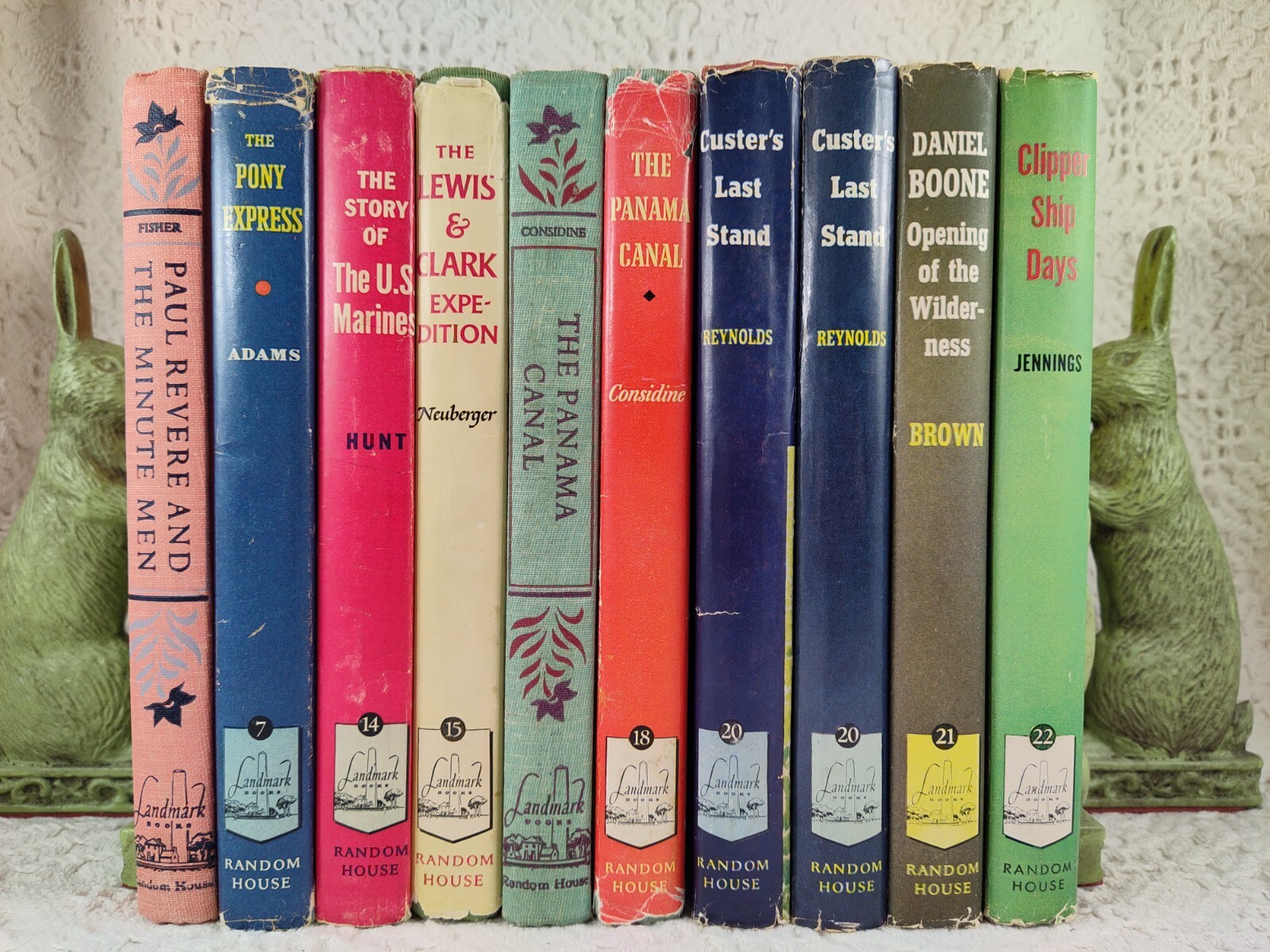 AMERICAN Landmark Books VINTAGE Collectible RANDOM HOUSE Hardcovers U ...