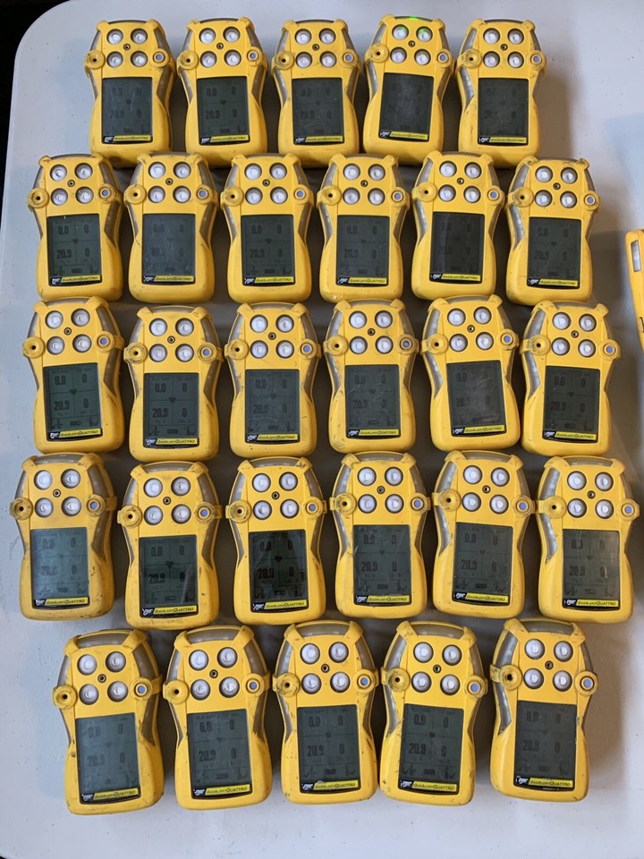 BW Technologies Gas Alert Quattro Multigas Gas Detector Monitor Blow ...