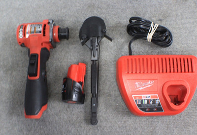 MILWAUKEE 2482-20 - M12 - 1/2" Cordless BANDFILE - W/1.5 Ah Battery ...