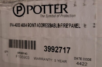 IPA-4000Fire Alarm Control Panel | eBay