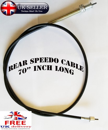 70 INCH SMITHS SPEEDOMETER CABLE FOR INDIAN SPEEDO ENFIELD BSA BMW ...