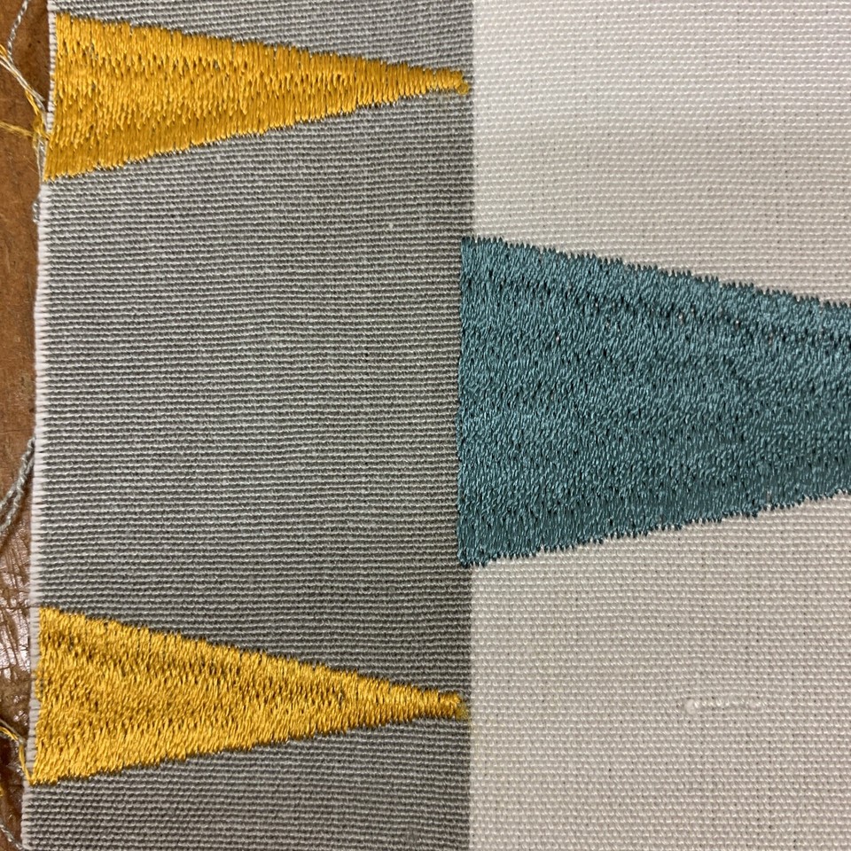 "Azul" Rust/Navy/Nordic by Harlequin Fabrics. 16cm wide x 95cm drop ...