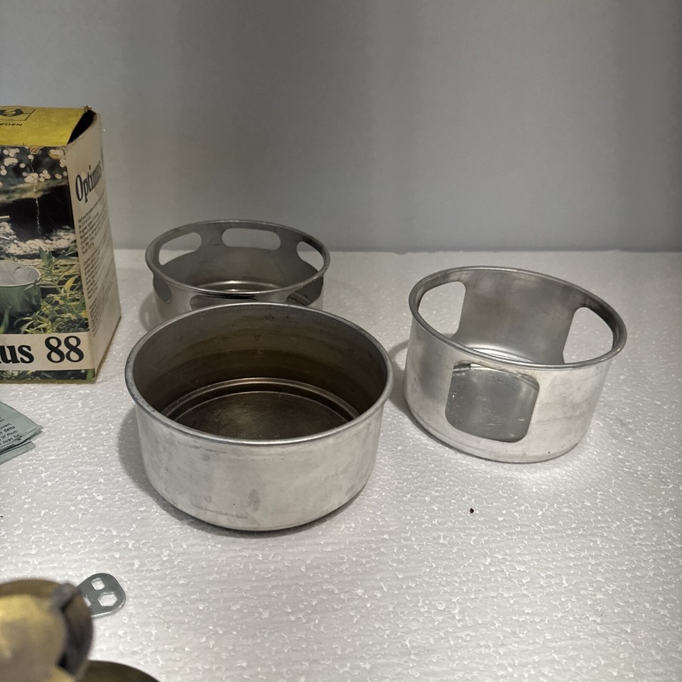Optimus 88 Svea 123 Gas Camp Stove Cook Set • Backpacking • Sweden | eBay