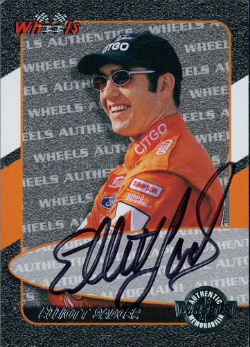 Elliott Sadler NASCAR Racer Signed 2000 Wheels High Gear Autographs ...