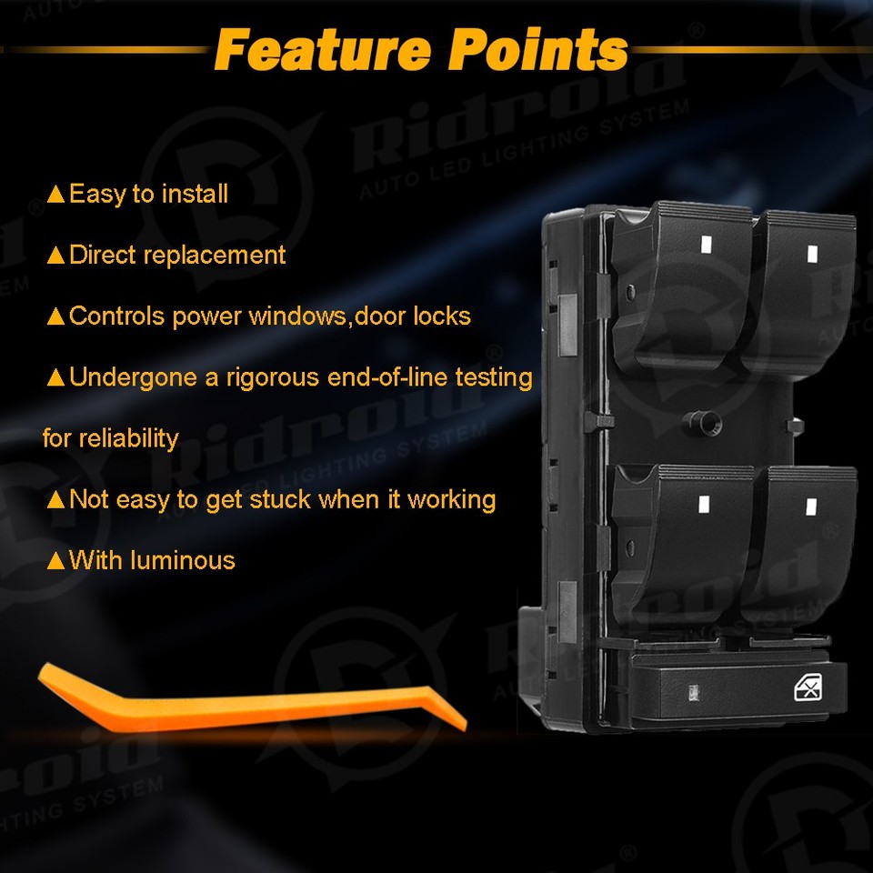 Master Power Window Door Switch For 2007-2013 Chevrolet Silverado 1500 ...