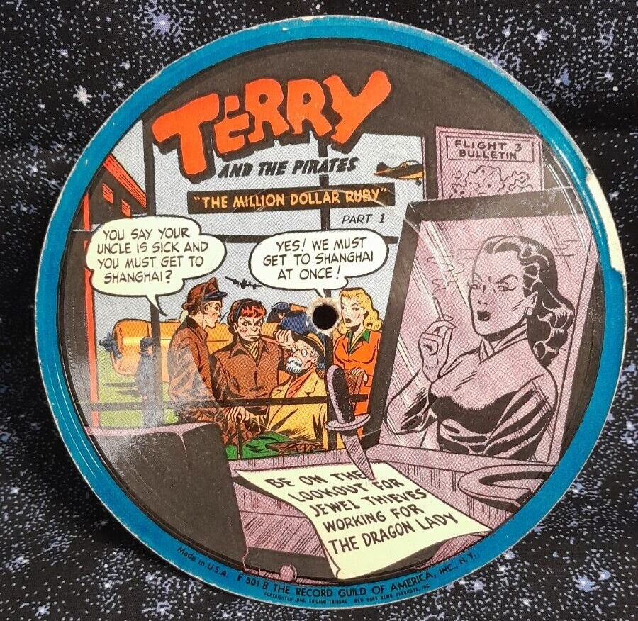 1948 terry and the pirates "the million dollar ruby" viynal record | eBay