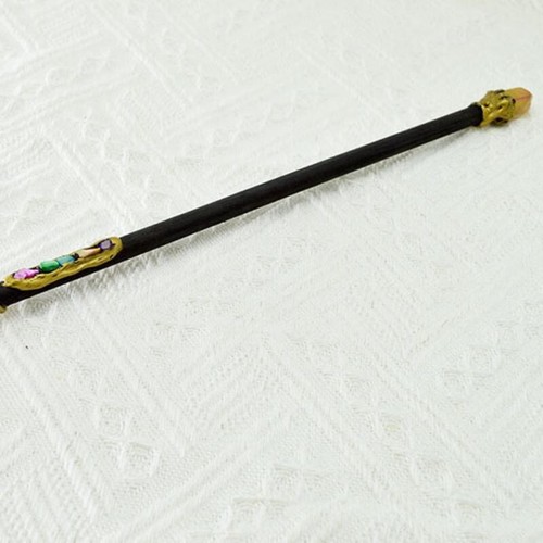 Double-headed Crystal Opal Magic Wand Wood Stick Wicca Altar Props ...