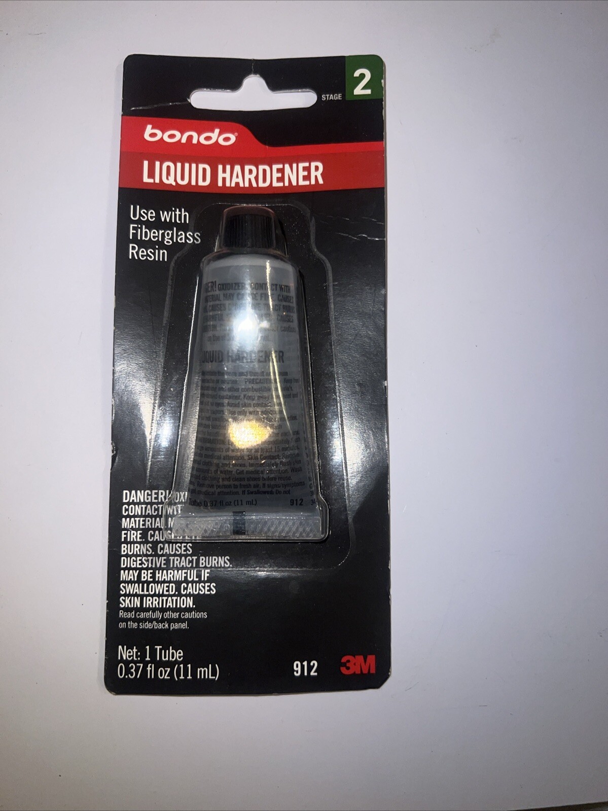 Bondo Stage 2 Clear Liquid Hardener For Fiberglass Resins & Metal ...