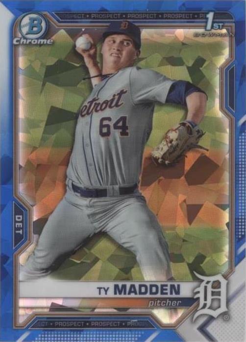 2021 Bowman Chrome Draft Sapphire Edition - Ty Madden #BDC-152 (RC) for ...