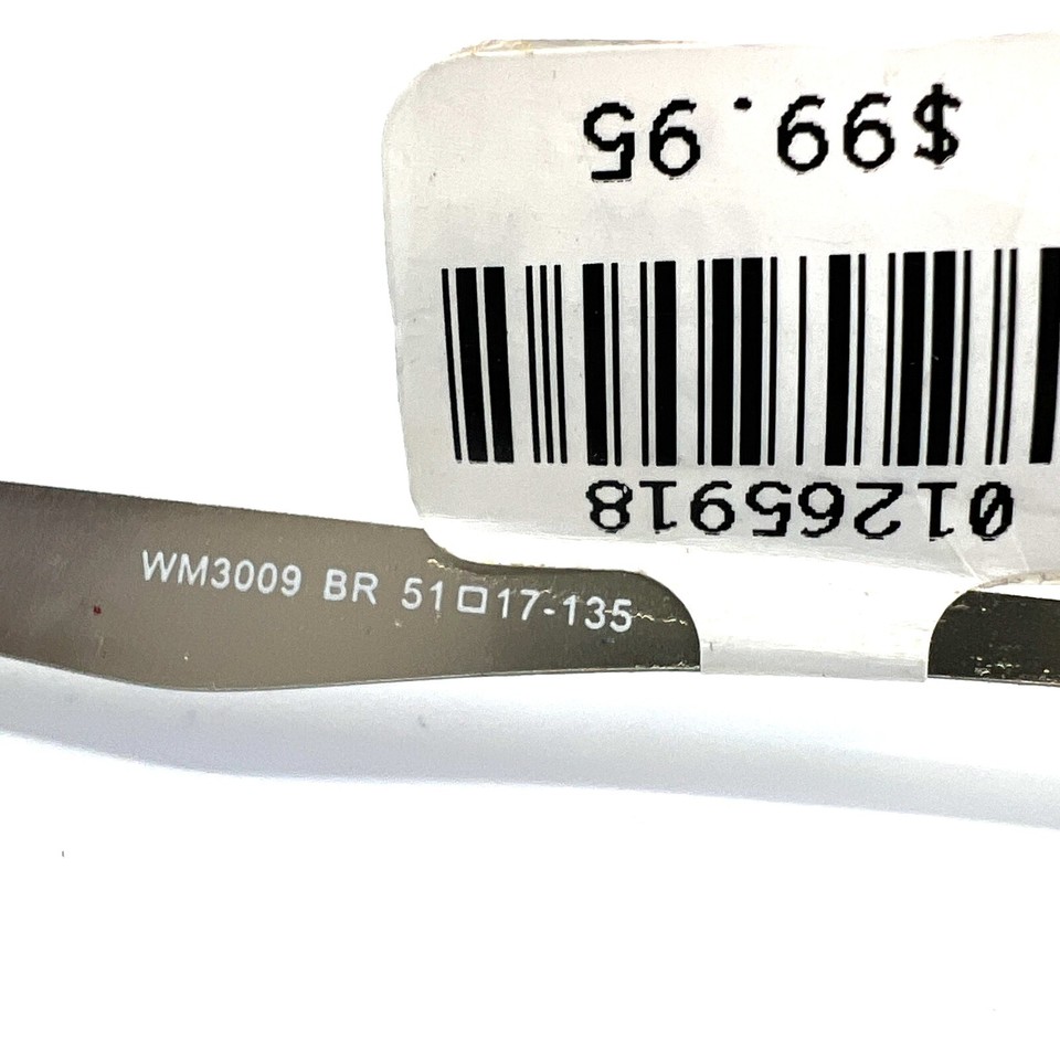 Tempo WM3009 BR Eyeglasses Frames Brown round Full Rim 51-17-135 | eBay