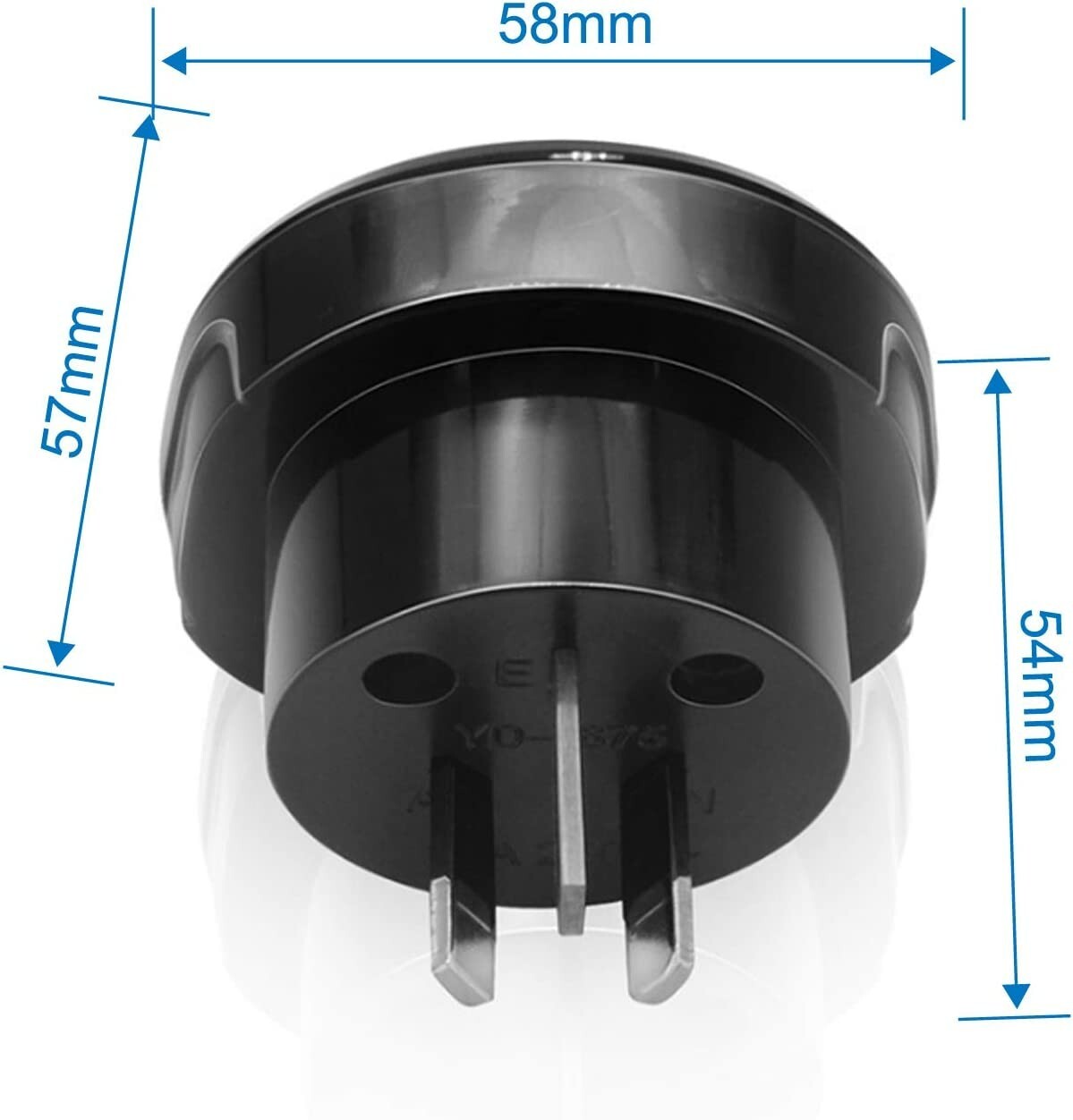 SAA Approved UK/US/JP/CA to AU/NZ Adaptor Plug with Insulated Pins | AU ...