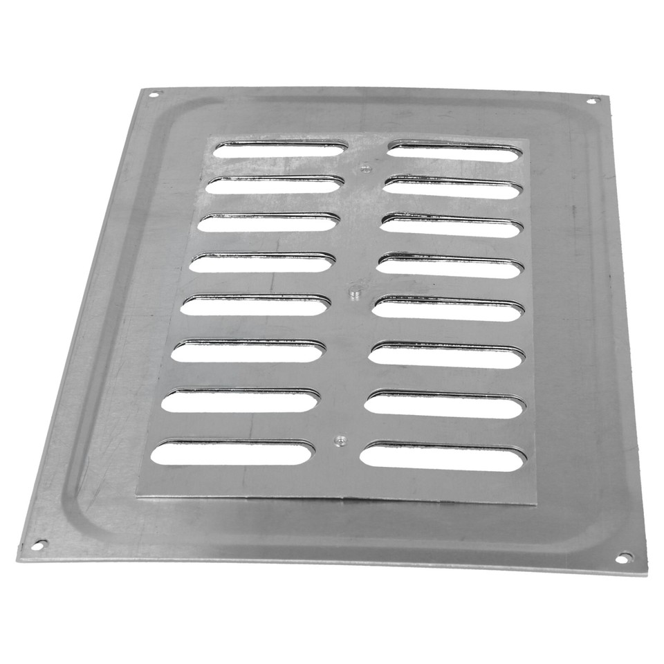 OPEN / CLOSE ALUMINIUM AIR VENT Hit & Miss Slide Silver Ventilation ...