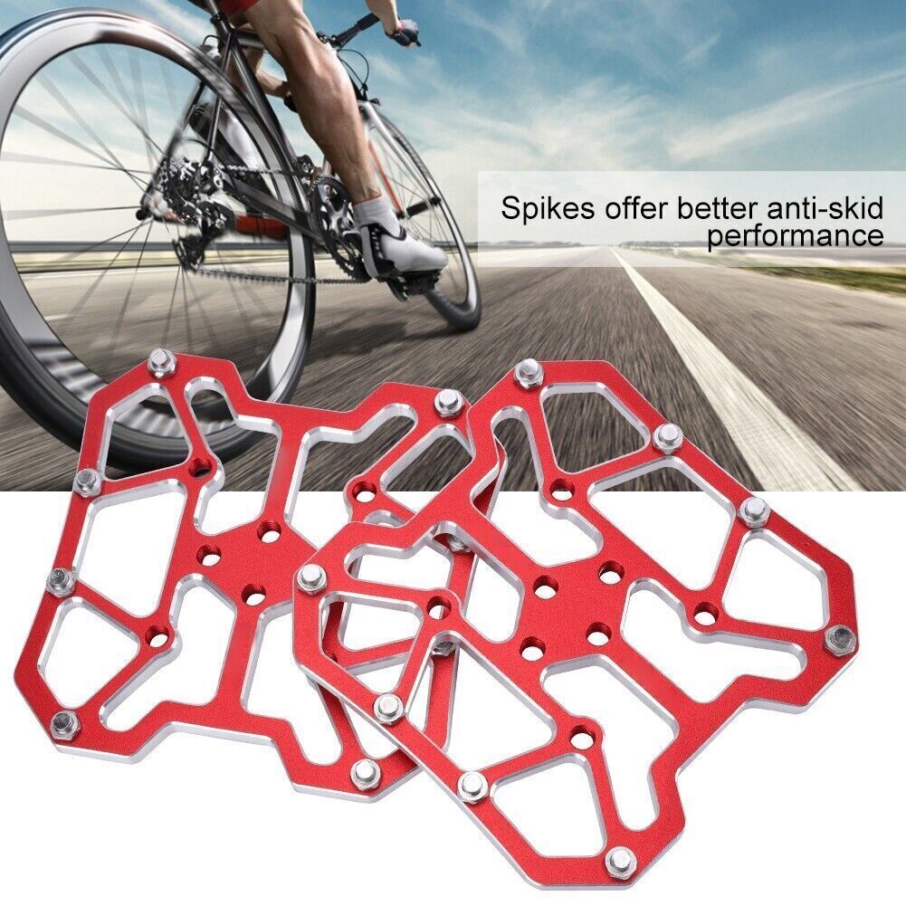 1 Pair Aluminum Alloy Quick Release Mountain Bike Pedal Lock Platform ...