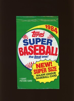1984 Topps Super Baseball Pack | eBay
