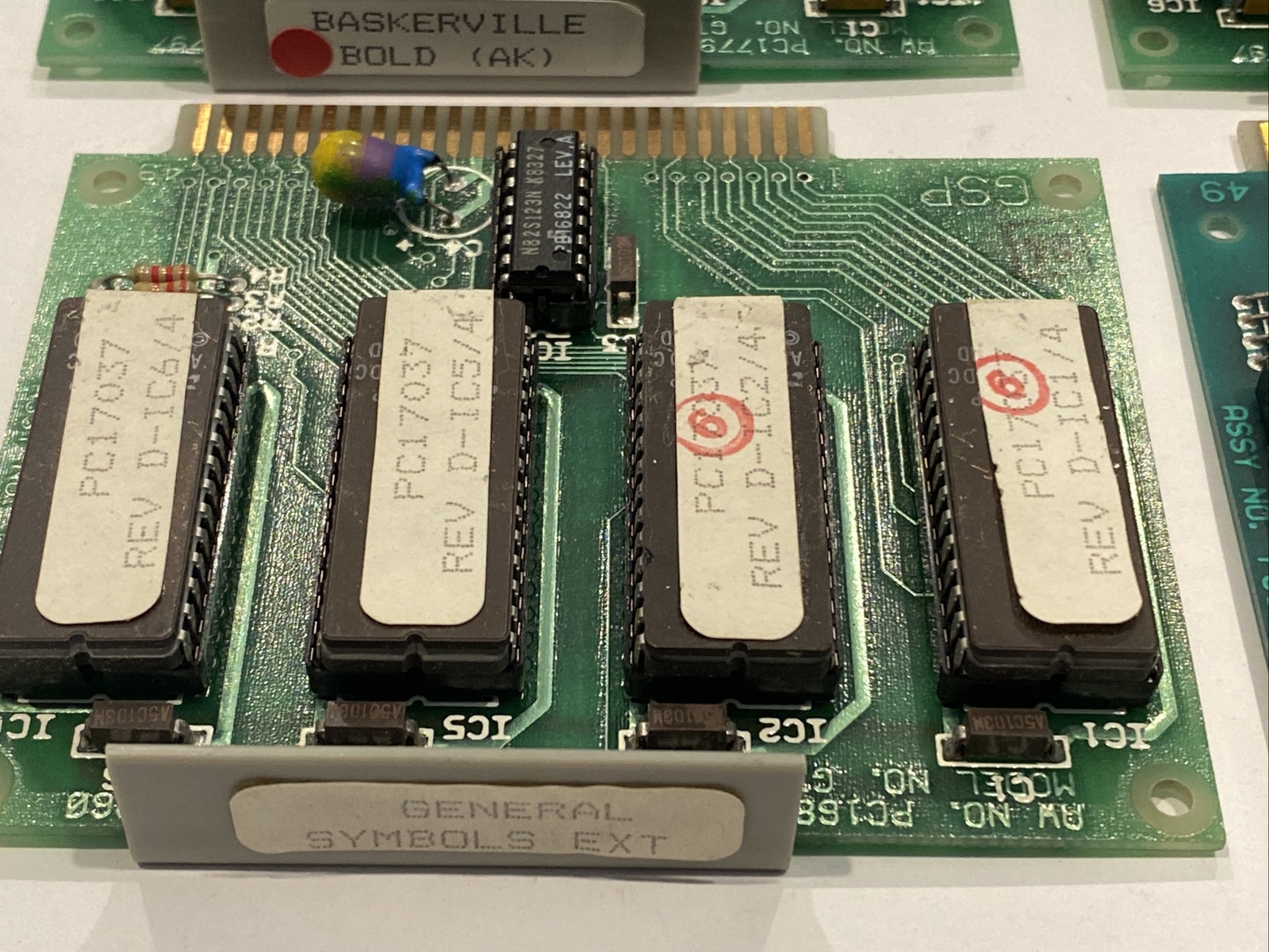 Lot of 6 - GSP GERBER SCIENTIFIC GRAPHIX 2, SIGNMAKER 3 & 4 FONT ...