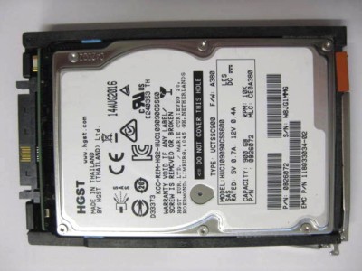 HGST 900GB 10K RPM 2.5" SAS HDD Model: HUC109090CSS600 PN: 0B26072 w ...