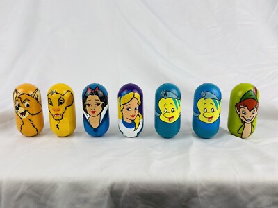 Disney Kelloggs Lot Beanz Weebles Wobble Peter Pan Snow White Lion King ...