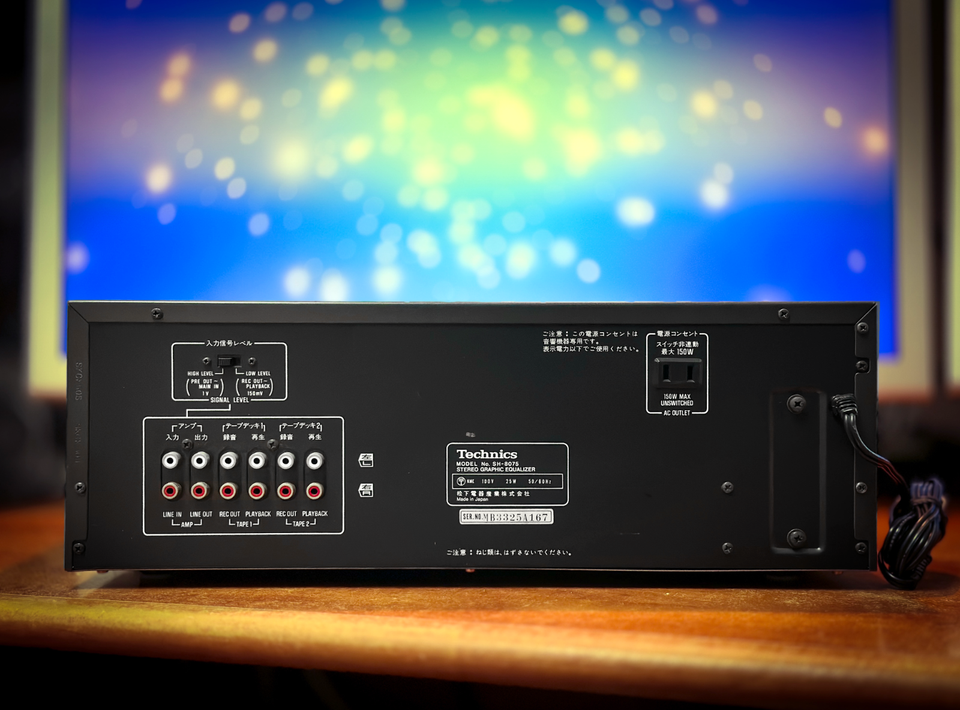 TECHNICS SH-8075 🌈RaRe MINT🌈 Audiophile Pro Vintage Stereo Equalizer | eBay