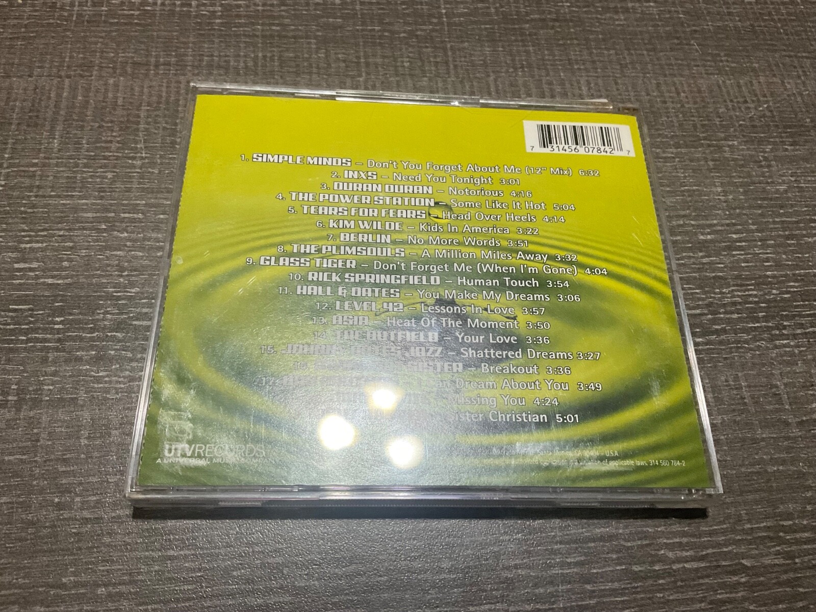 Pure 80's Hits 19 Classic Hits from the Decade of Excess CD UTV Records ...