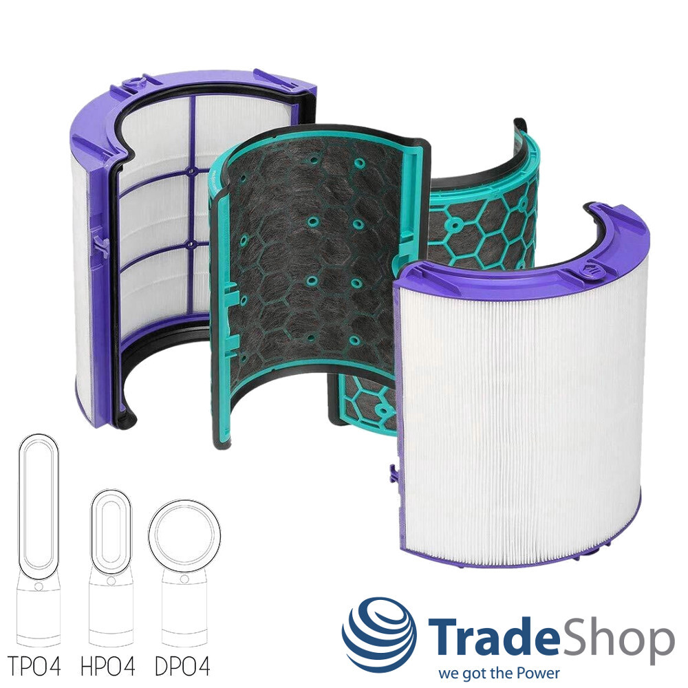 HEPA Luftfilter inkl. Aktivkohlefilter für Dyson TP08 TP09 TP7A PH3A ...