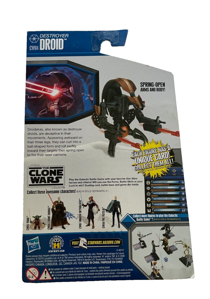 Star Wars The Clone Wars Cw04 Destroyer Droid | eBay