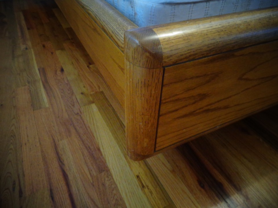 Custom Built - Oak, Queen Size Waterbed Frame | eBay