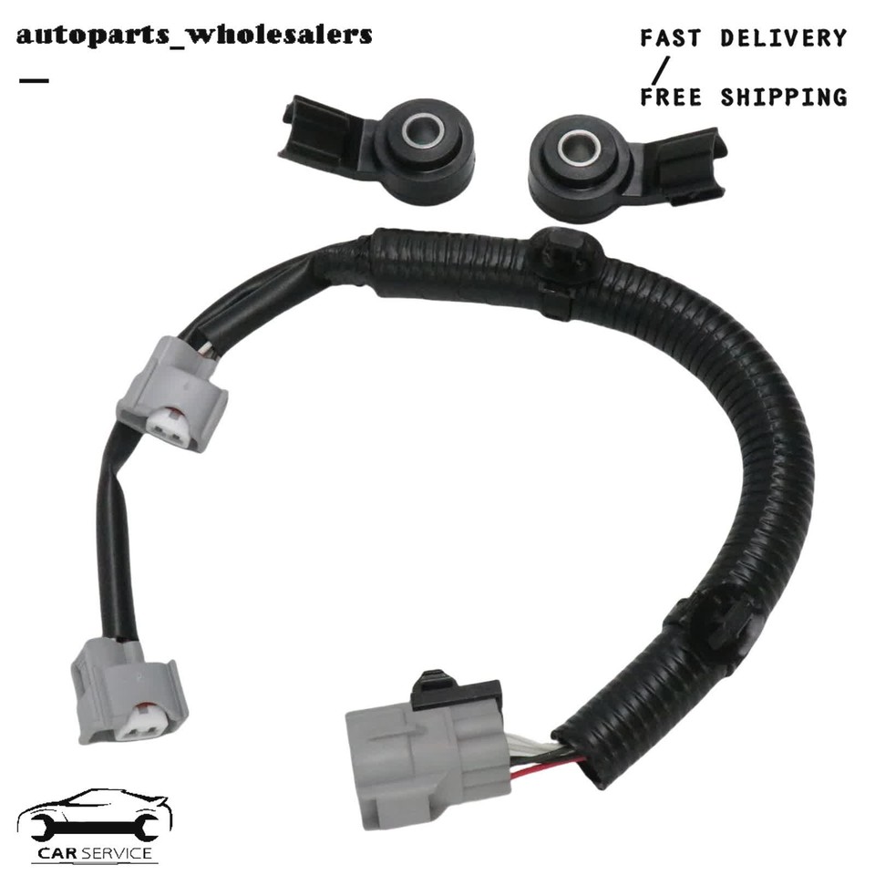 Pair Knock Sensor W/Wire Harness Assy For 4Runner FJ Tacoma Tundra 4.0L ...
