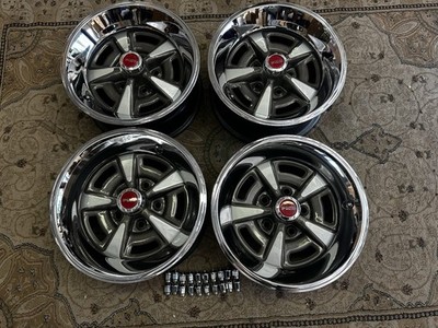 PONTIAC 70s RALLY II WHEELS (4) 15X7 TRANS AM FIREBIRD GTO LEMANS HW-HM ...