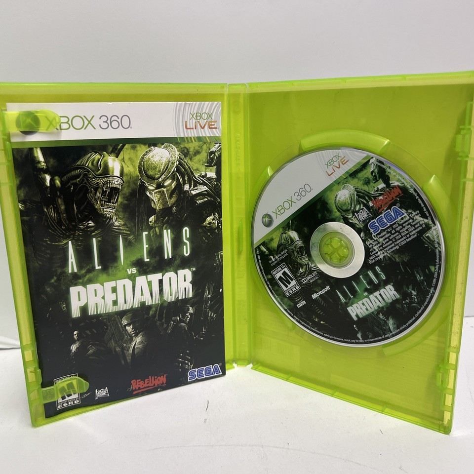 Aliens vs. Predator Microsoft Xbox 360 Video Game USED TESTED COMPLETE ...