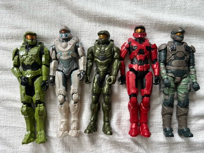 Lot of 5 Halo Spartan Master Chief 12 Inch Action Figures JAZWARES 2020 ...