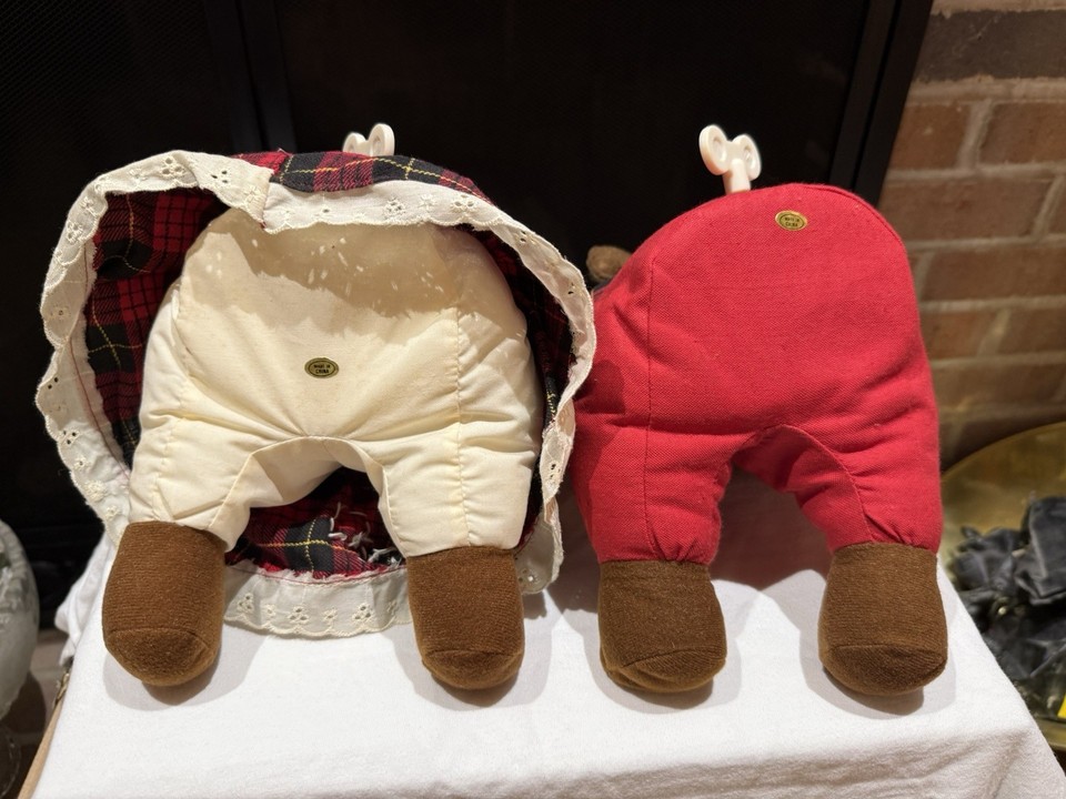 VTG Santas Chimney Sweets Musical Motion Wind-Up Reindeer Boy Girl ...