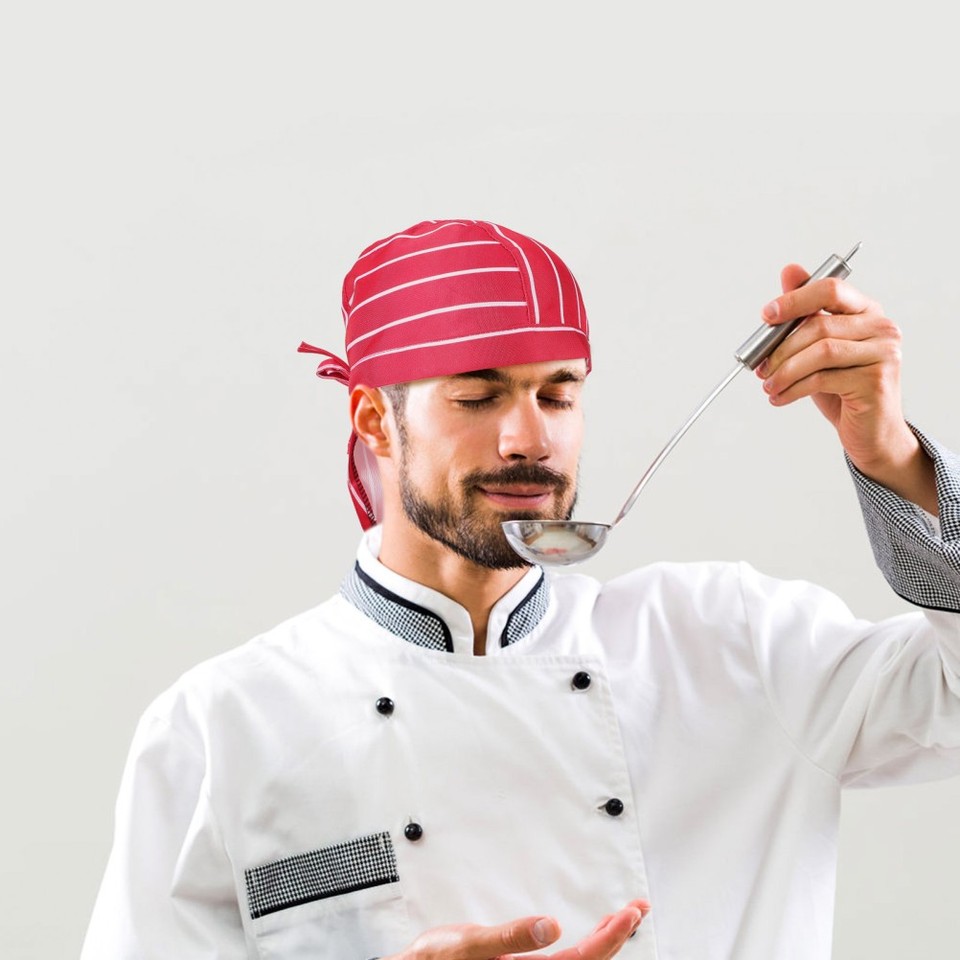 Unisex Elastic Kitchen Cooking Hat Adjustable Chef Cap Head Wrap | eBay UK