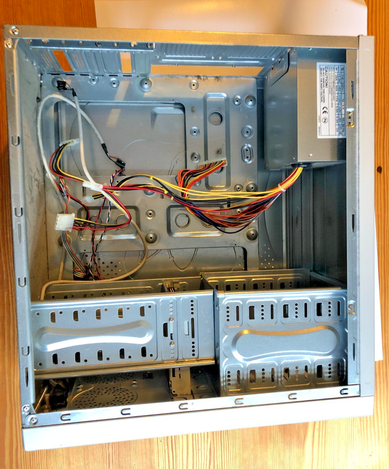 Beige ATX Computer Case + 400W PSU , FDD drive | eBay UK