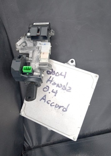 2004 HONDA ACCORD 2.4L AT ECU ECM ENGINE COMPUTER WITH IMMOBILIZER ...