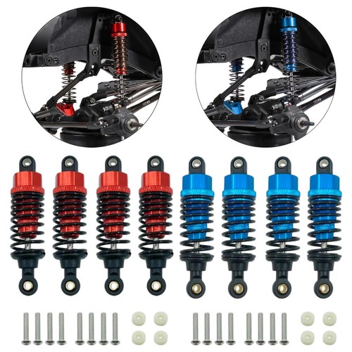 4x 1/10 RC Car Shock Absorber, Oil Filled Shocks Replacements Parts for ...