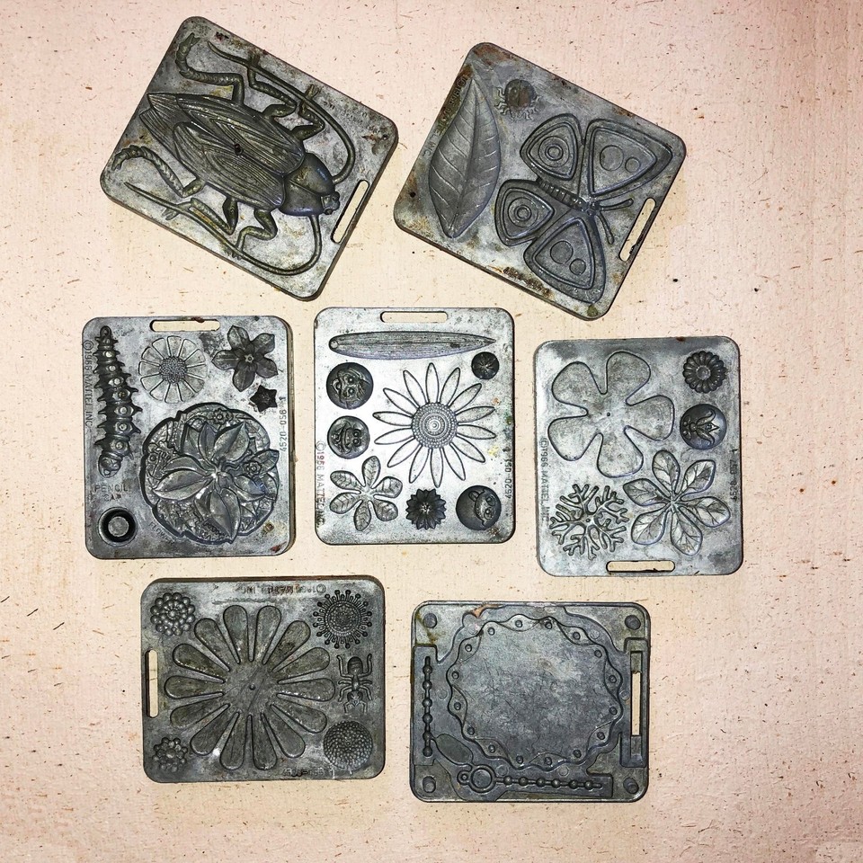 Mattel 1964 Thingmaker Creepy Crawlers with assorted 8 die cast Molds ...