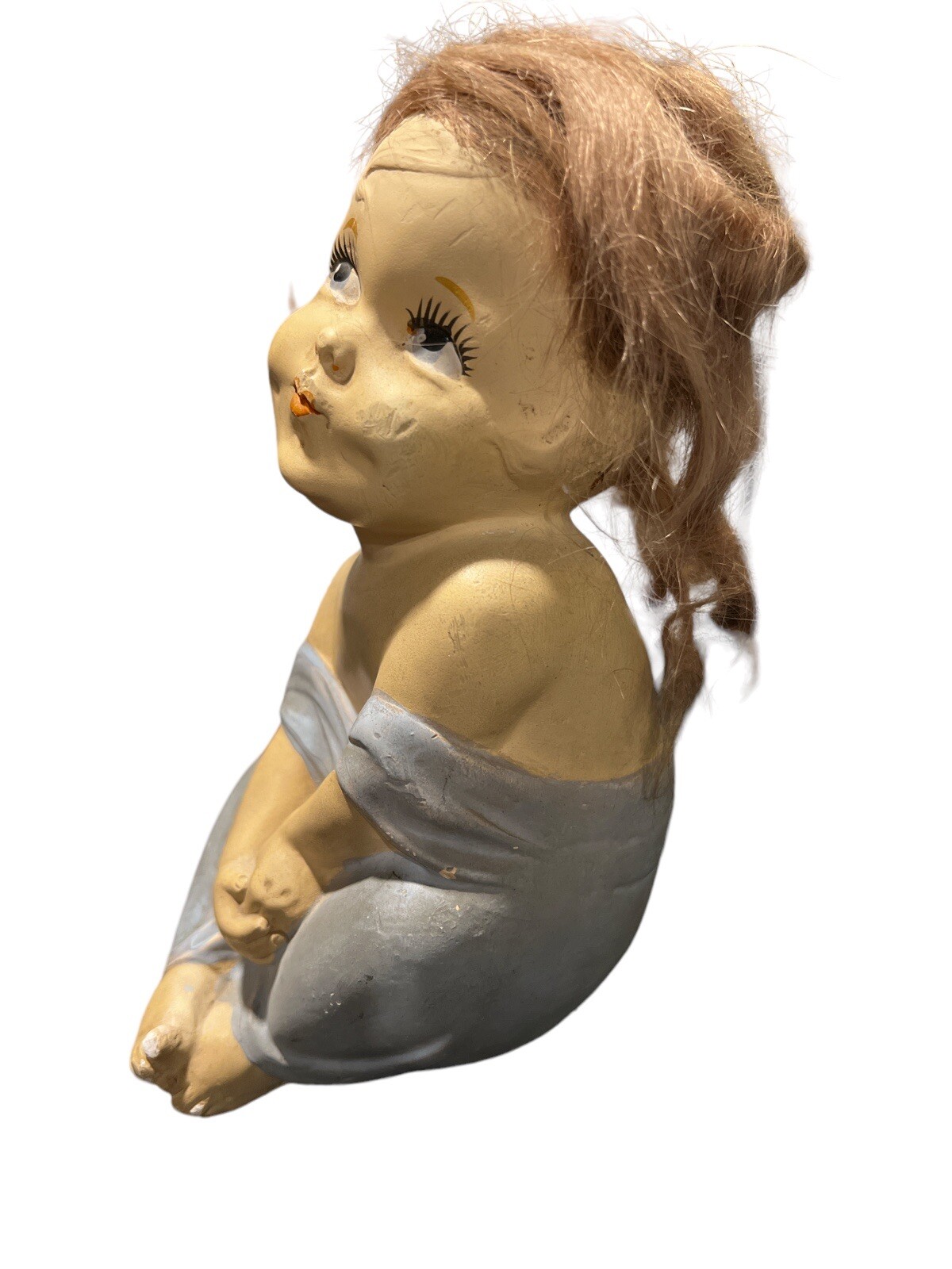 Antique 1919 Hy Mayer Tiss Me Chalkware Kewpie Composition Doll Vintage ...