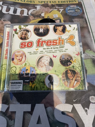 So Fresh Hits Of Spring 2007 CD 20 Track Compilation | eBay Australia