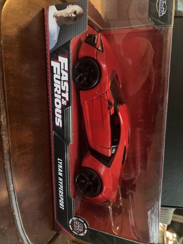 Fast and Furious Red Lykan Hypersport Diecast 1:24 Scale Rear Spoiler ...