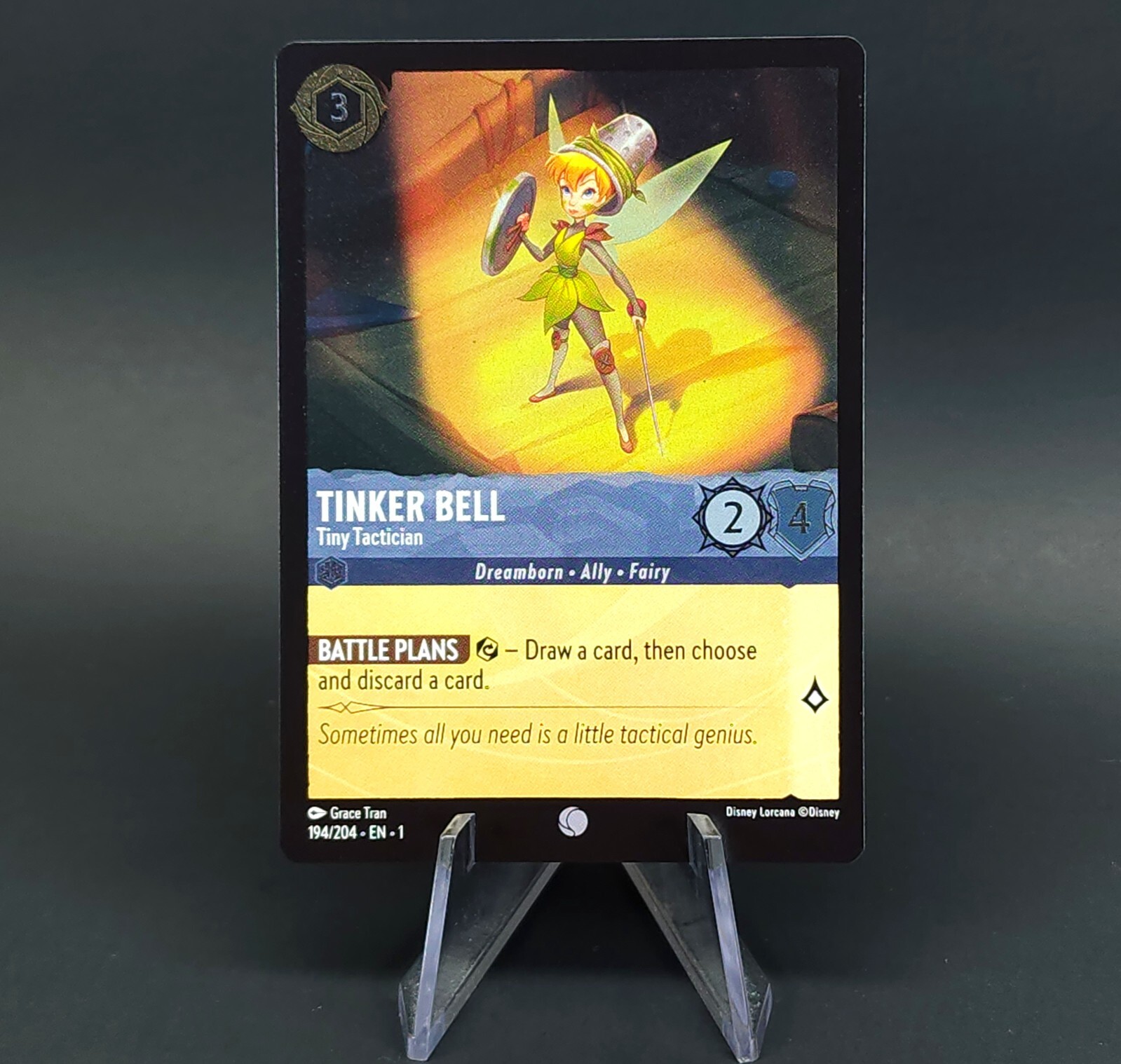 Disney Lorcana Foil Tinker Bell Tiny Tactician 194/204 Common Cold Foil | eBay