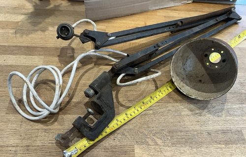 Vintage Terry Industrial Anglepoise Machinist / Engineers Lamp For ...